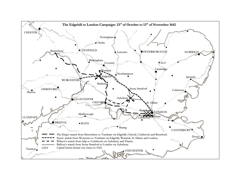 Edgehill to London 1642 - Civil War fight for the Capital - CHARLES CORDELL